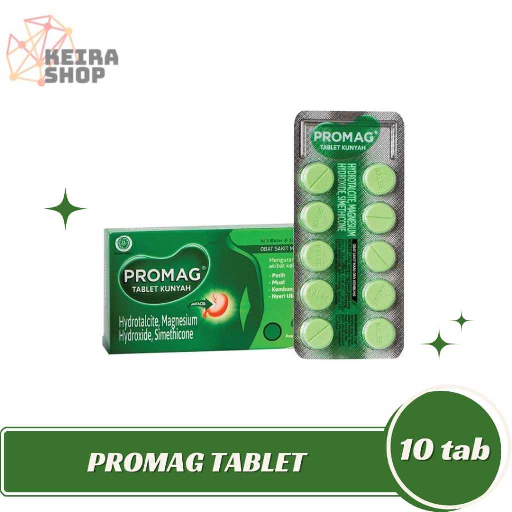 Jual PROMAG TABLET 1 STRIP 10 TABLET 100% ORIGINAL | Shopee Indonesia