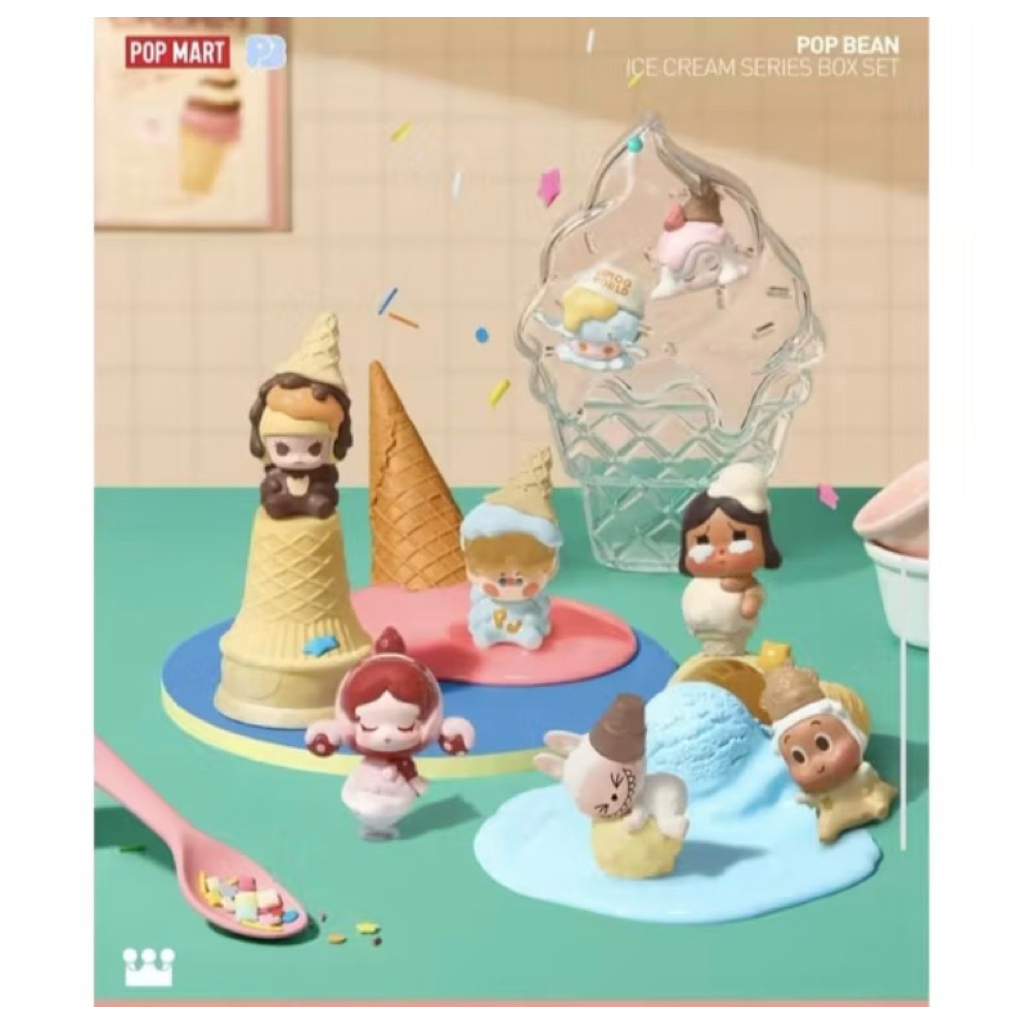 Jual POPBEAN ICE CREAM POPMART ORIGINAL PM INDO | Shopee Indonesia