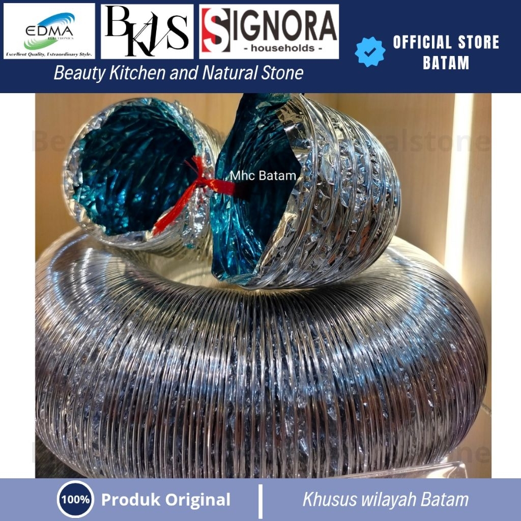 Jual PIPA FLEKSIBEL ALUMUNIUM 4 INCHI / 5 INCHI | Shopee Indonesia