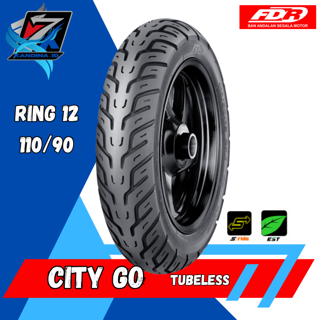 Jual Ban Luar FDR CITY GO 100/90-12 110/90-12 Scoopy Genio Beat 2024 ...