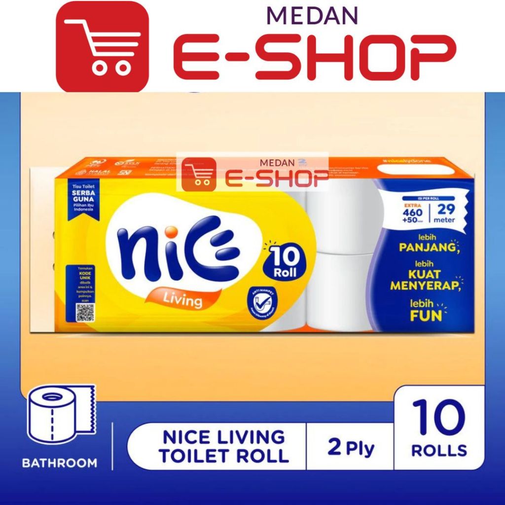 Jual Tisu Tissue NICE Roll Gulung / Toilet Core Embos / Warteg ...