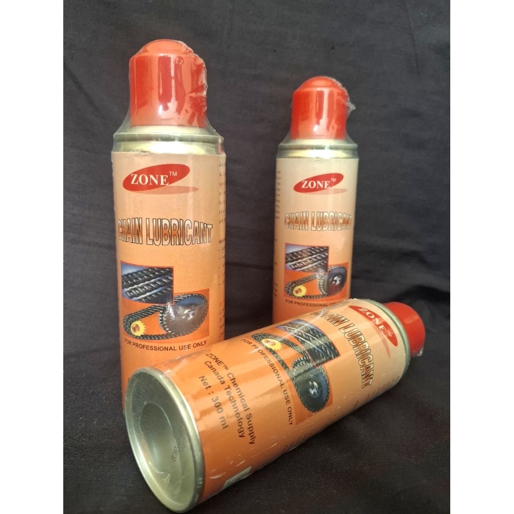 Jual ZONE Chain Lubricant Lube 300 ml Spray Pelumas Rantai motor rantai ...