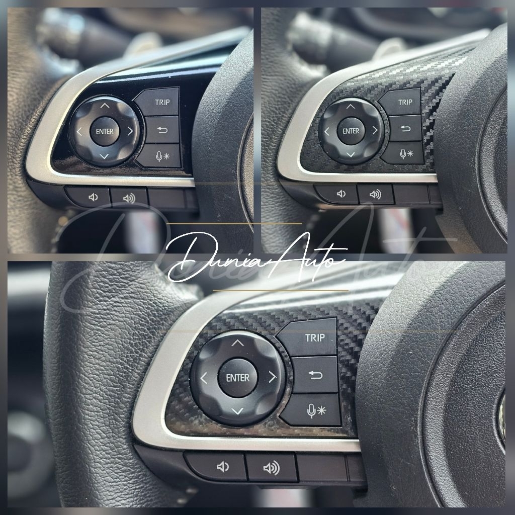 Jual Sticker Cover Panel Setir Steering Switch Raize Rocky Cutting ...