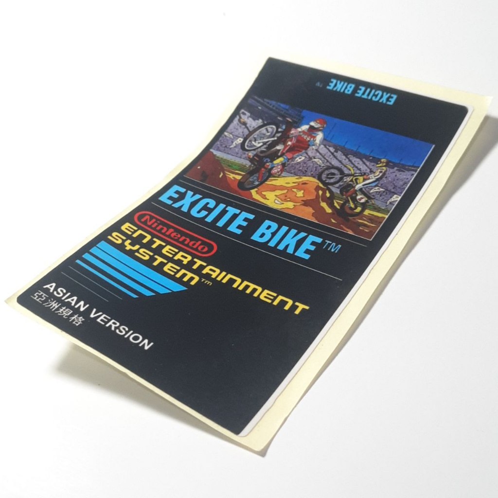 Jual Kaset Nintendo 8 Bit 72 Pin Excite Bike Label NES Game Nitendo ...
