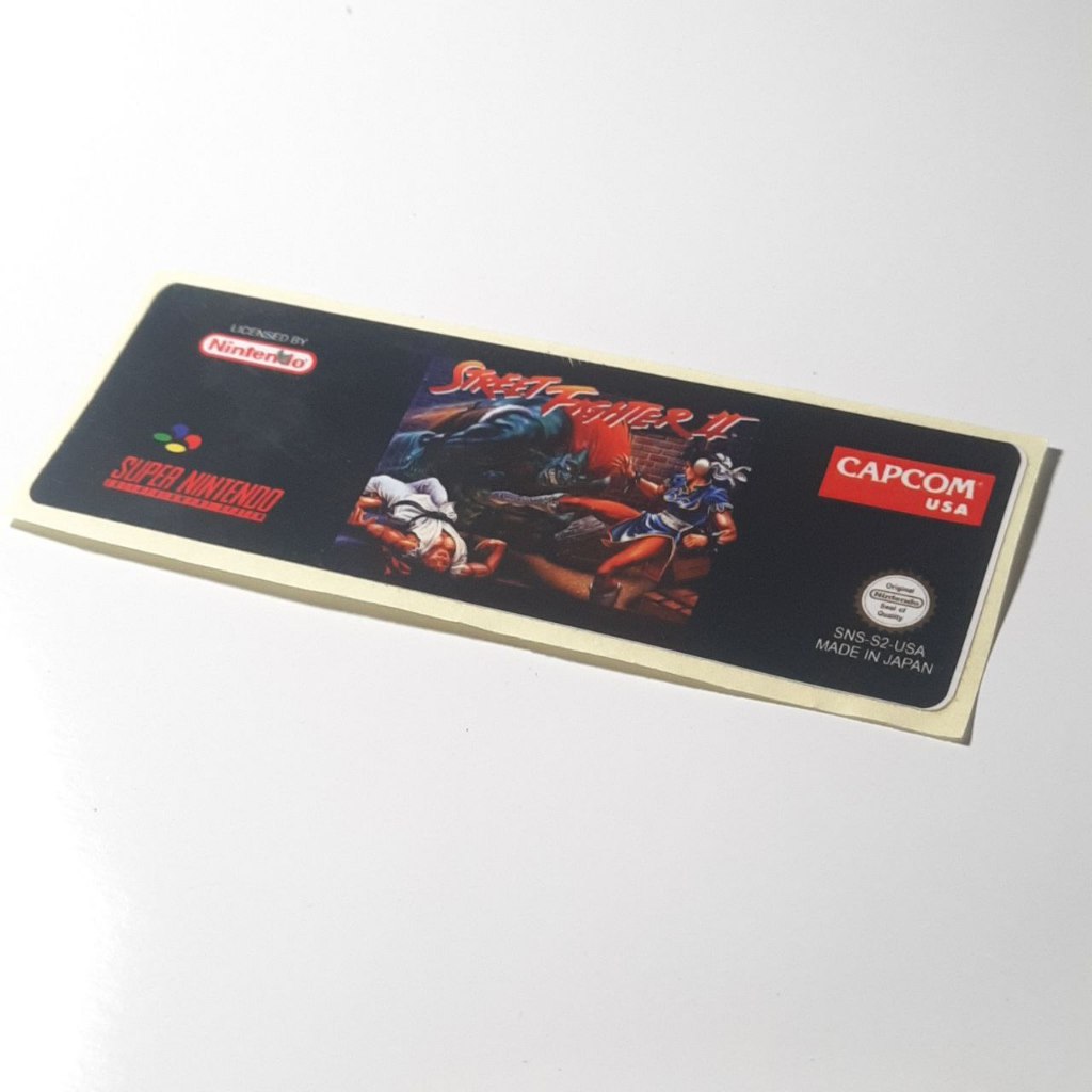 Jual Kaset Super Nintendo SNES 16 Bit Street Fighter 2 Pal Label Super ...