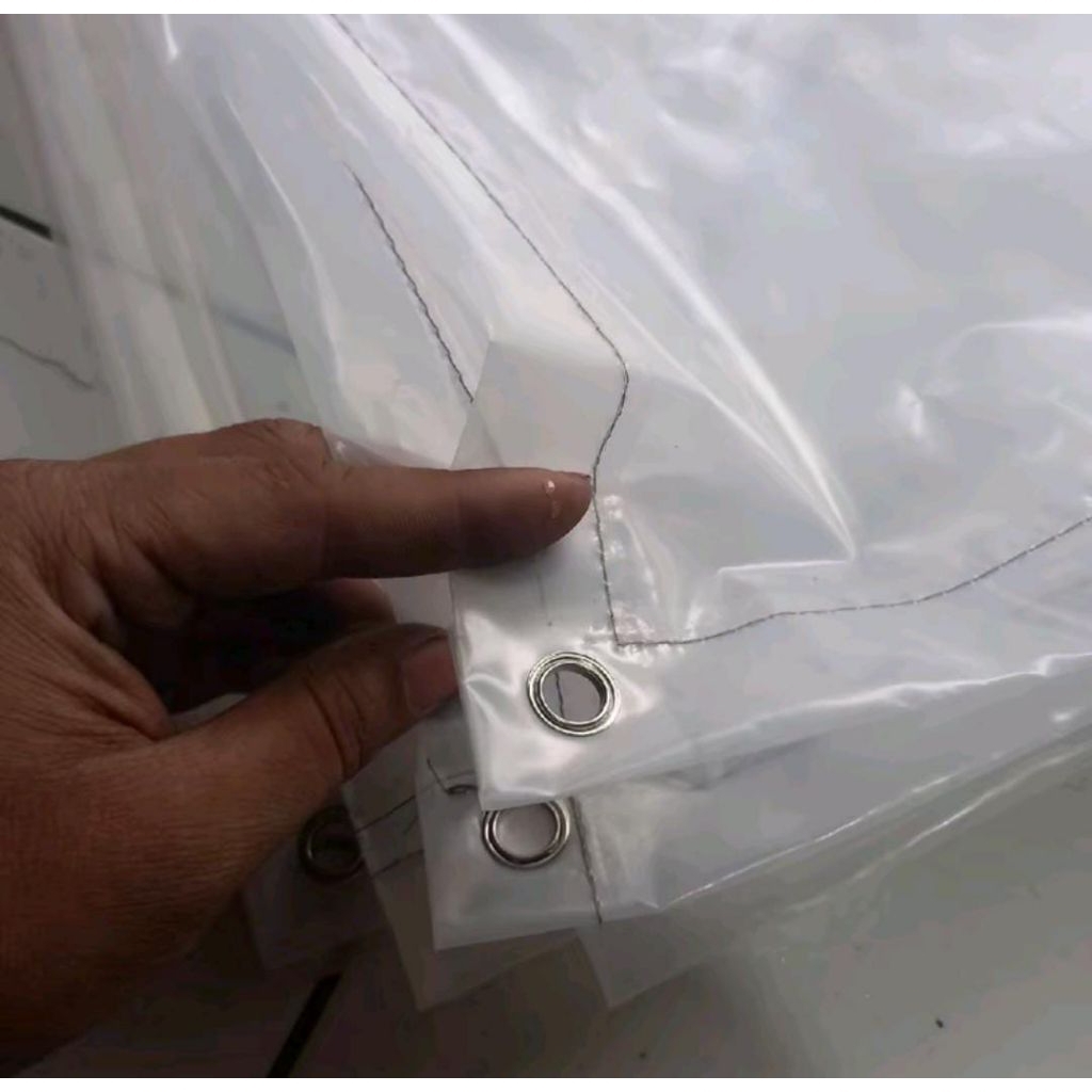 Jual terpal plastik bening uv 200 micron 2x1 2x2 2x3 2x4 2x5 2x6 2x7 ...