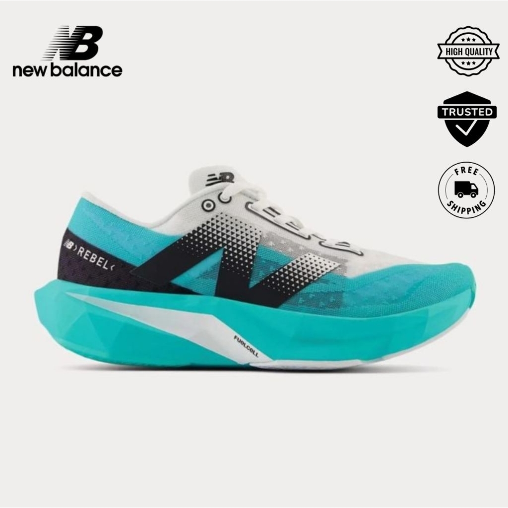 Jual Sepatu Running NB Rebel V4 Turquoise | Shopee Indonesia
