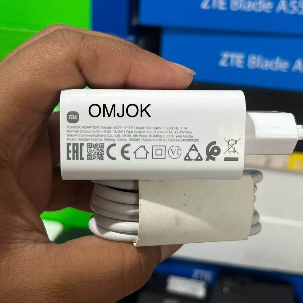 Jual Charget Xiaomi 45W bekas copotan ori ( Mdy 17 EF ) | Shopee Indonesia