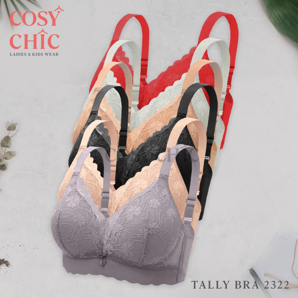 Jual [COSY CHIC] Tally Bra BH Renda 2322 | Busa Sedang | Cup B | Tanpa ...