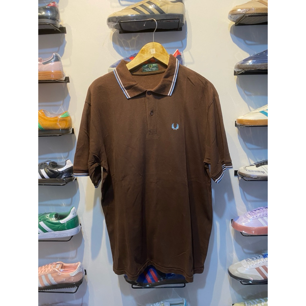 Jual POLO SHIRT FRED PERRY BROWN | Shopee Indonesia