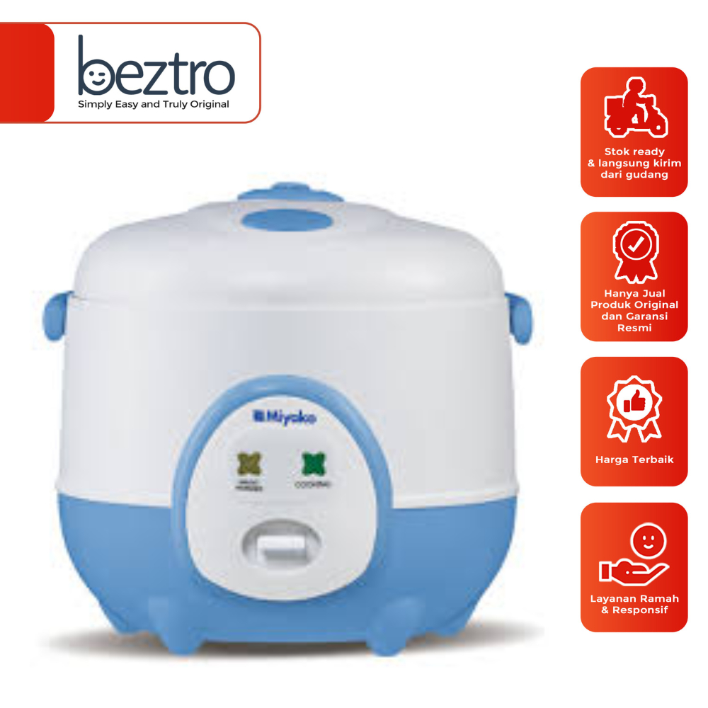 Jual Miyako Magic Com MCM-606A 0.6 Liter 3in1 350 Watt - Rice Cooker ...