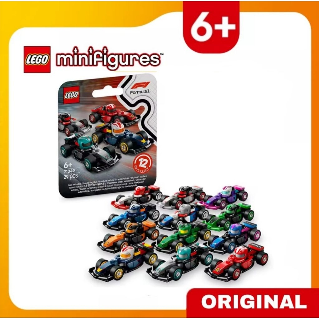 Jual LEGO Minifigures 71049 F1 Collectible Race Cars | Shopee Indonesia