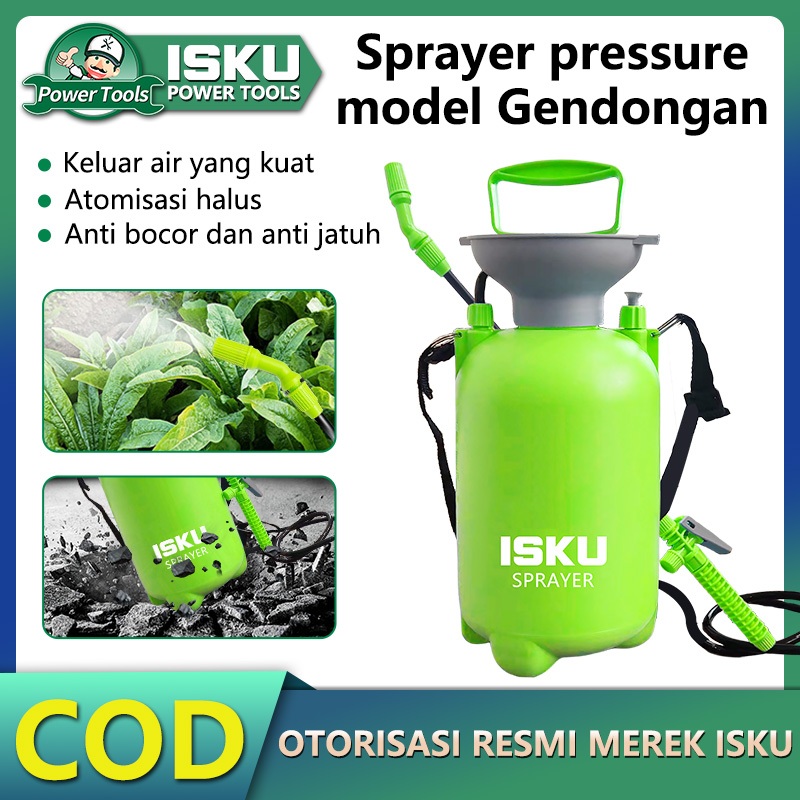Jual ISKU Pressure Sprayer Multi Fungsi 5L Alat Semprot Tanaman 5 L ...