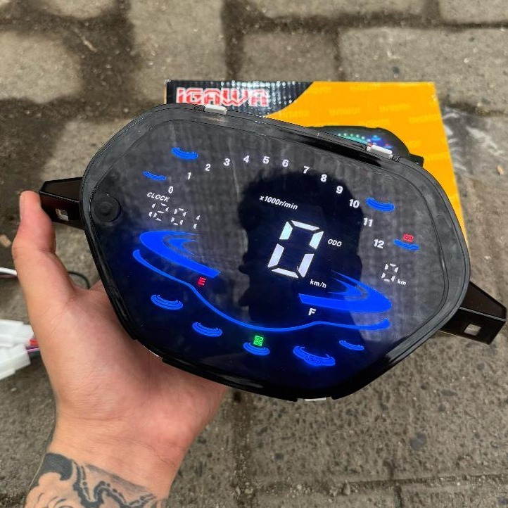 Jual SPEEDOMETER DIGITAL FULL LED SUPRA 100 LAMA SPIDO SPIDOMETER SUPRA ...