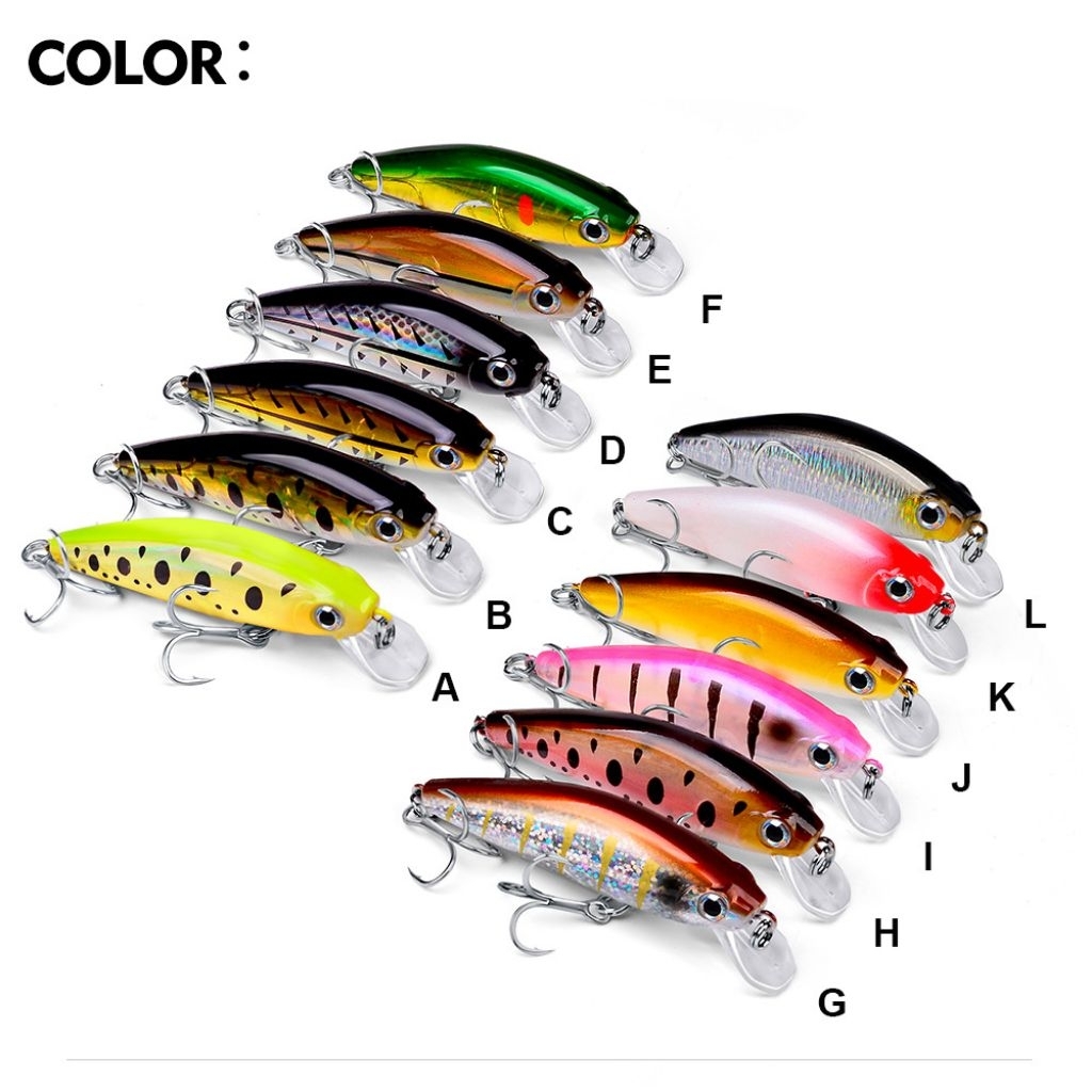 Jual Minnow proberos DW457 11 gram 8 cm sinking Umpan minnow casting ...