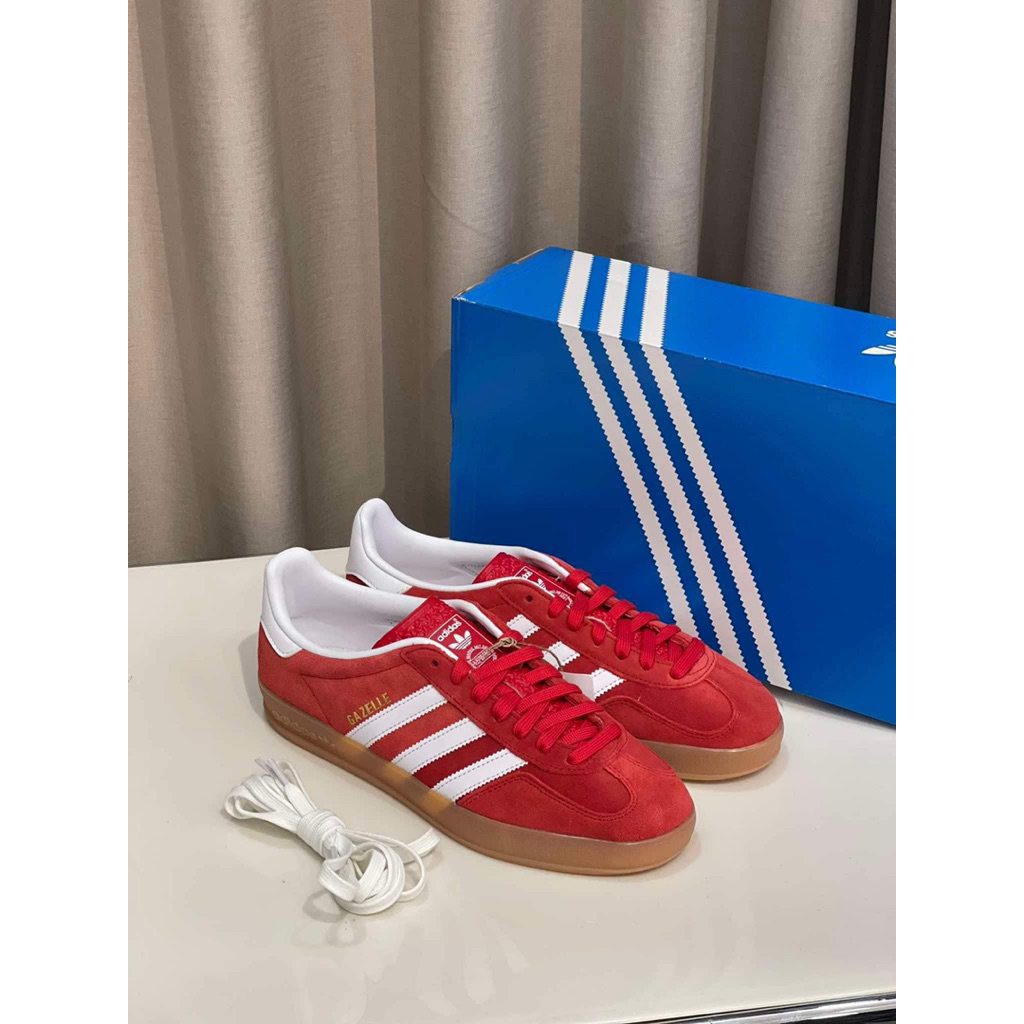 Jual ADIDAS GAZELLE INDOOR RED BETTER SCARLET BNIB RESMI JI2063 ...