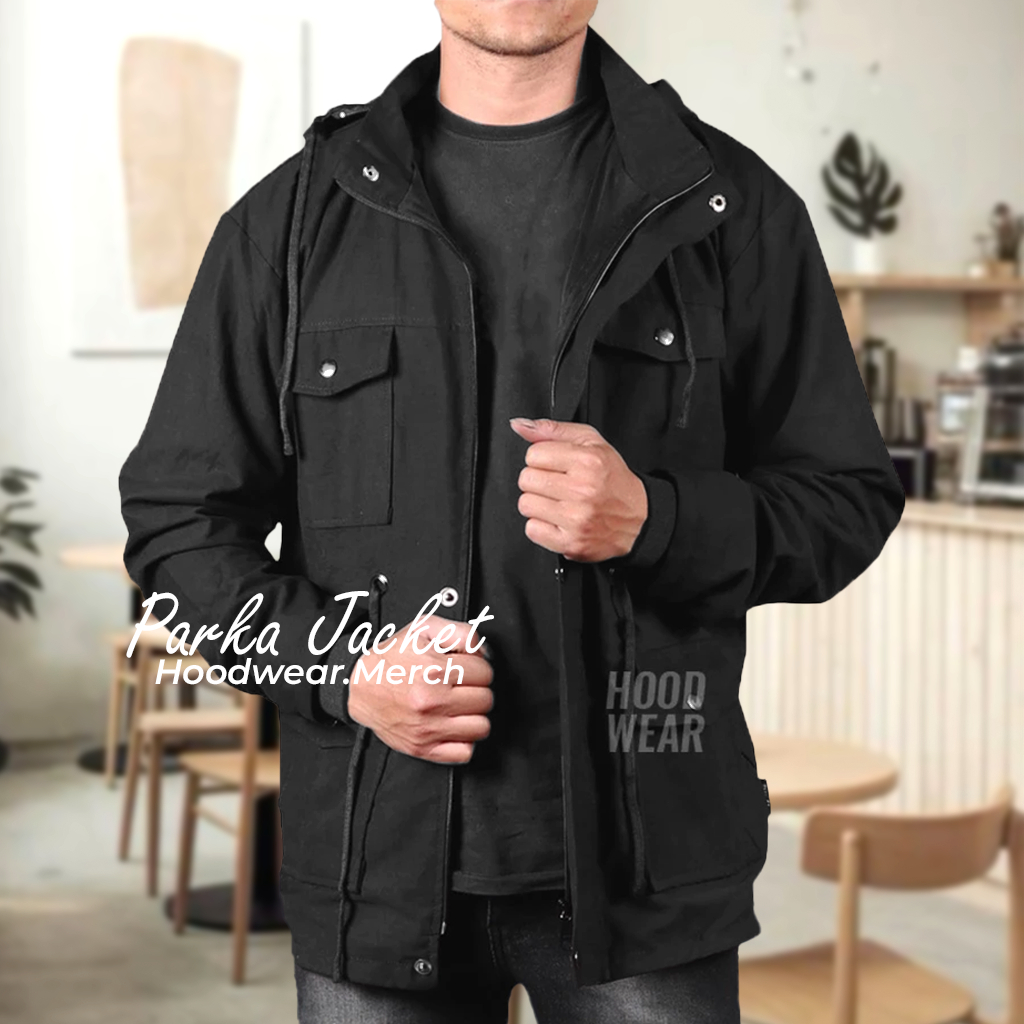 Jual Jaket Parka Premium Jaket Semi Parka Parasut Jaket Pria Jaket ...
