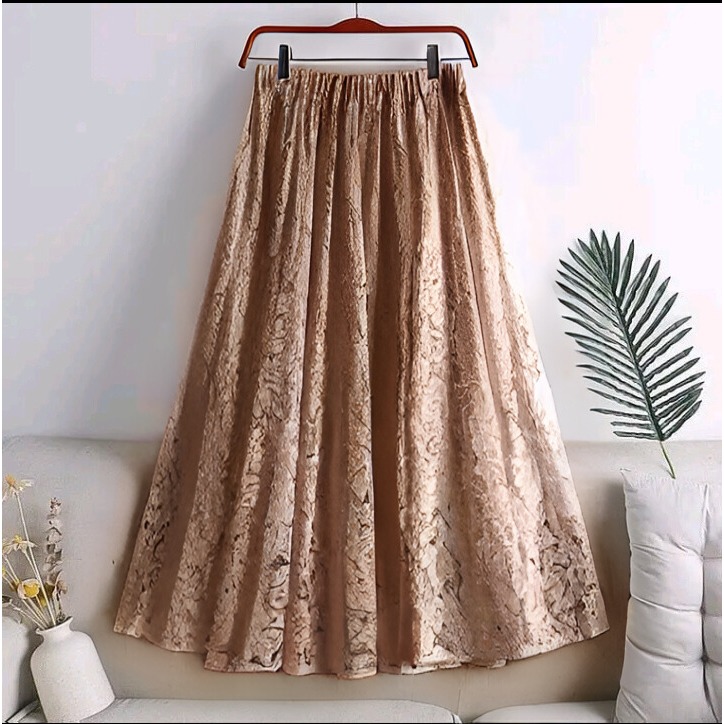 Jual Rok brokat 7/8 Deawasa terbaru/rok burkat | Shopee Indonesia