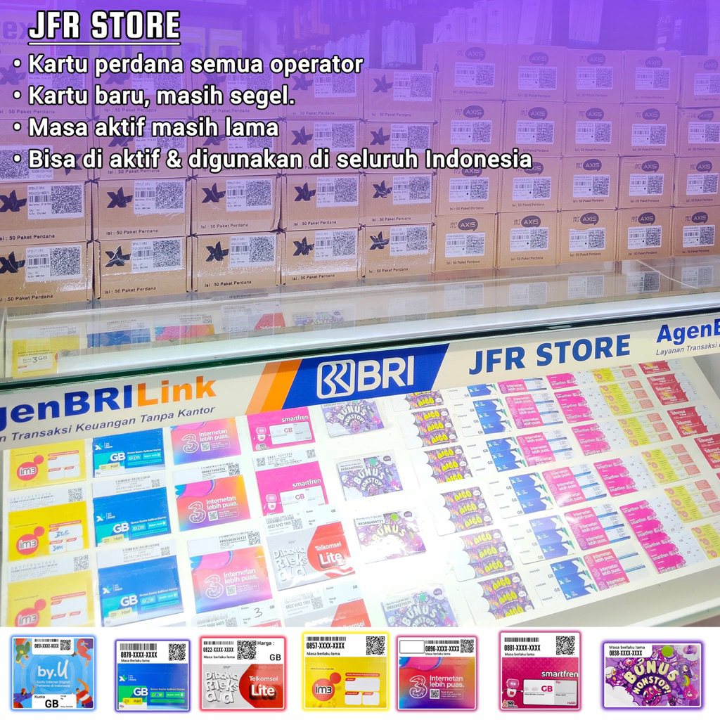 Jual KARTU PERDANA TELKOMSEL ALL OPERATOR AXIS XL TELKOMSEL IM3 INDOSAT ...