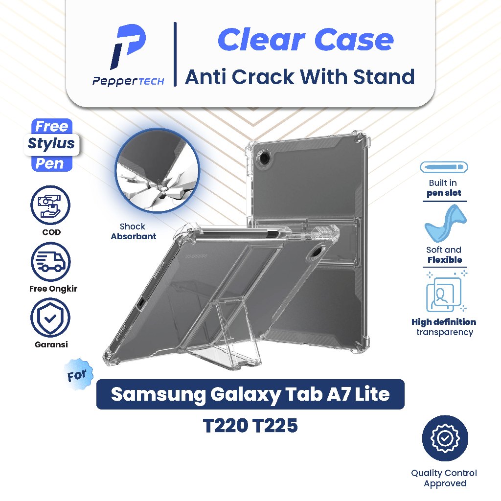 Jual PEPPERTECH - Clear Case Anti Crack with Stand for Samsung Galaxy ...