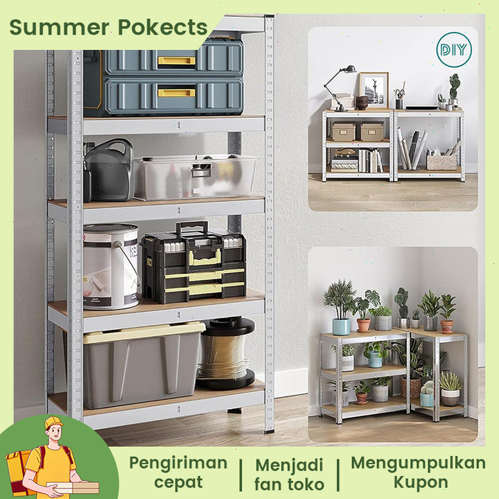 Jual Rak Susun 4 Tingkat siku 5 Susun Rak Barang Baut Serbaguna ...