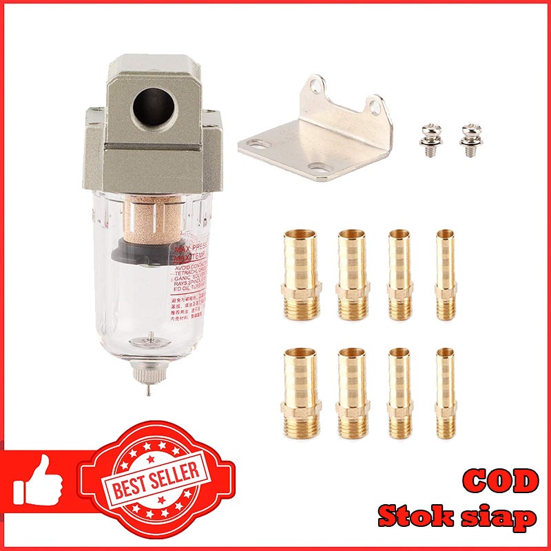 Jual Engine Oil Separator Oil Catch Can Tank Breather Reservoir Filter ...