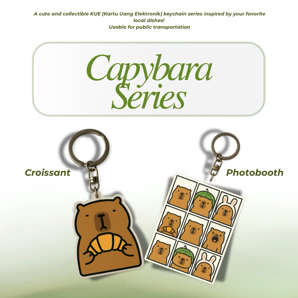 Jual [All Ride] KUE Capybara Series Keychain - echarm.id | Shopee Indonesia