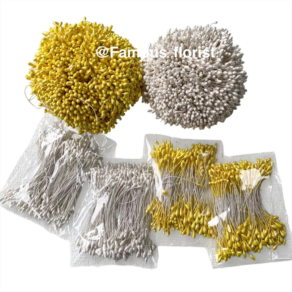 Jual Putik bunga/ Sari putik isi 10 gram aksesoris bunga kerajinan ...