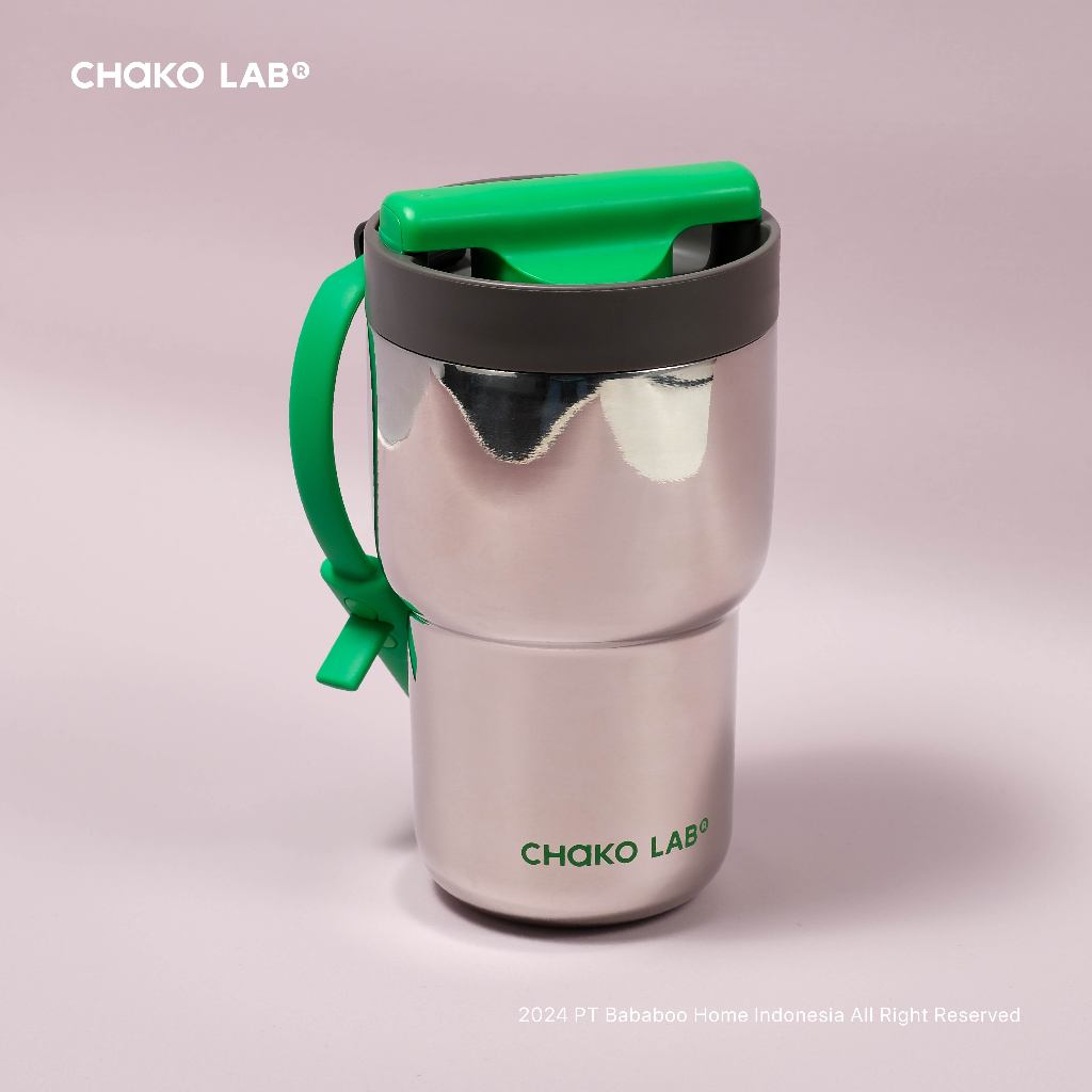 Jual CHAKO LAB Twist Ceramic Cup | DualSip SUS316 Coffee Cup 530ml ...