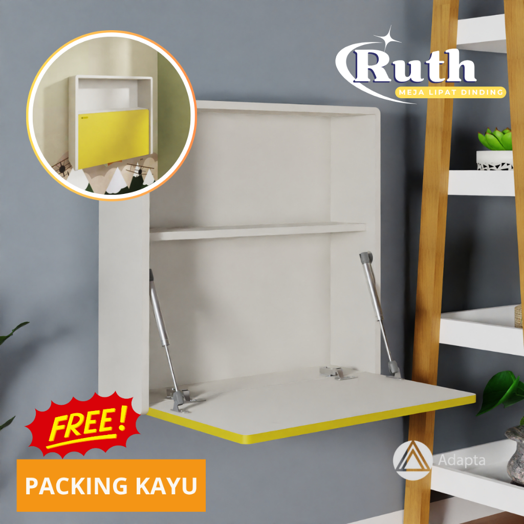 Jual Adapta - Floating Shelf Desk - Meja Lipat Anak Rak Buku Tempel ...