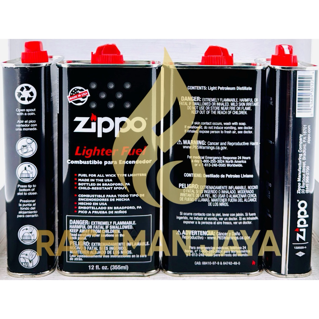 Jual Minyak zippo jumbo ORIGINAL ( 355 ml ) dan kecil 125 ML dan Zone ...