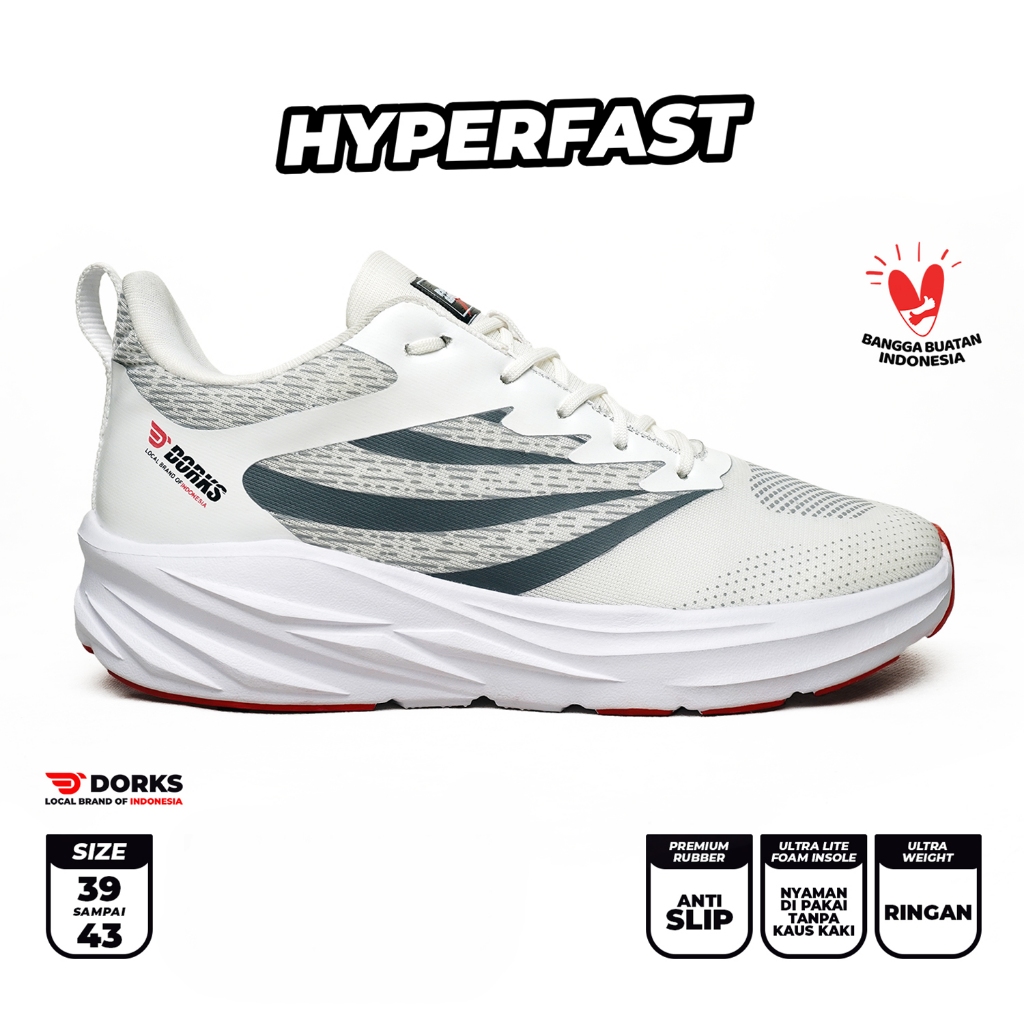 Jual Dorks - Running Hyperfast Sepatu Sneakers Casual Sport Sekolah ...