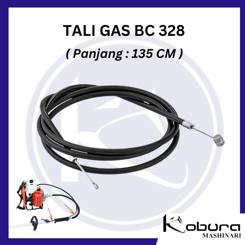 Jual Tali Gas Tali Kabel Setelan Gas Lurus Throttle Cable Kabel Gas 135 ...