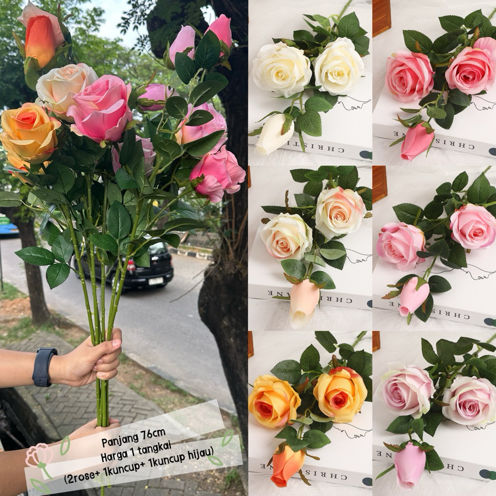 Jual hiasan bunga gold / bunga PALSU EMAS / bunga HIAS PLASTIK MAS ...