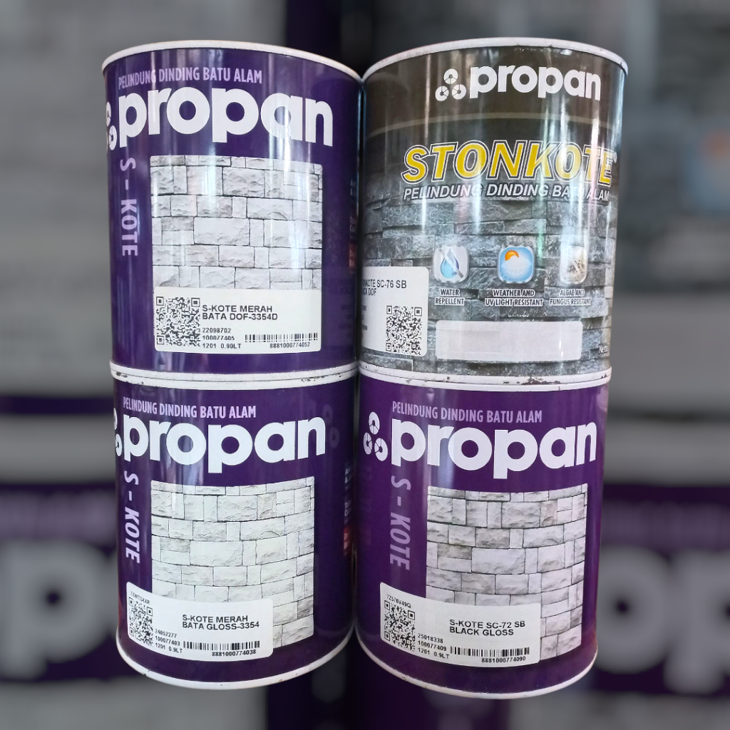Jual PROPAN STONEKOTE (S-KOTE) 900 Ml - Cat Batu Alam | Shopee Indonesia