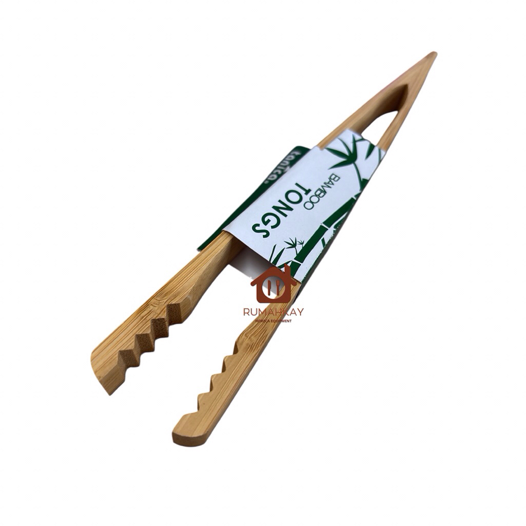 Jual Tanica Bamboo Tongs 26cm / Capitan Jepitan makanan bambu BJ-25 ...