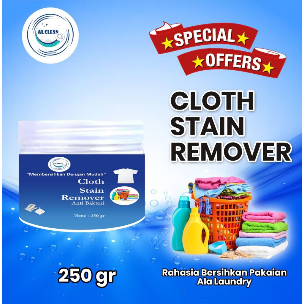 Jual Al clean cloth stain remover pembersih pakaian serbaguna ukuran ...