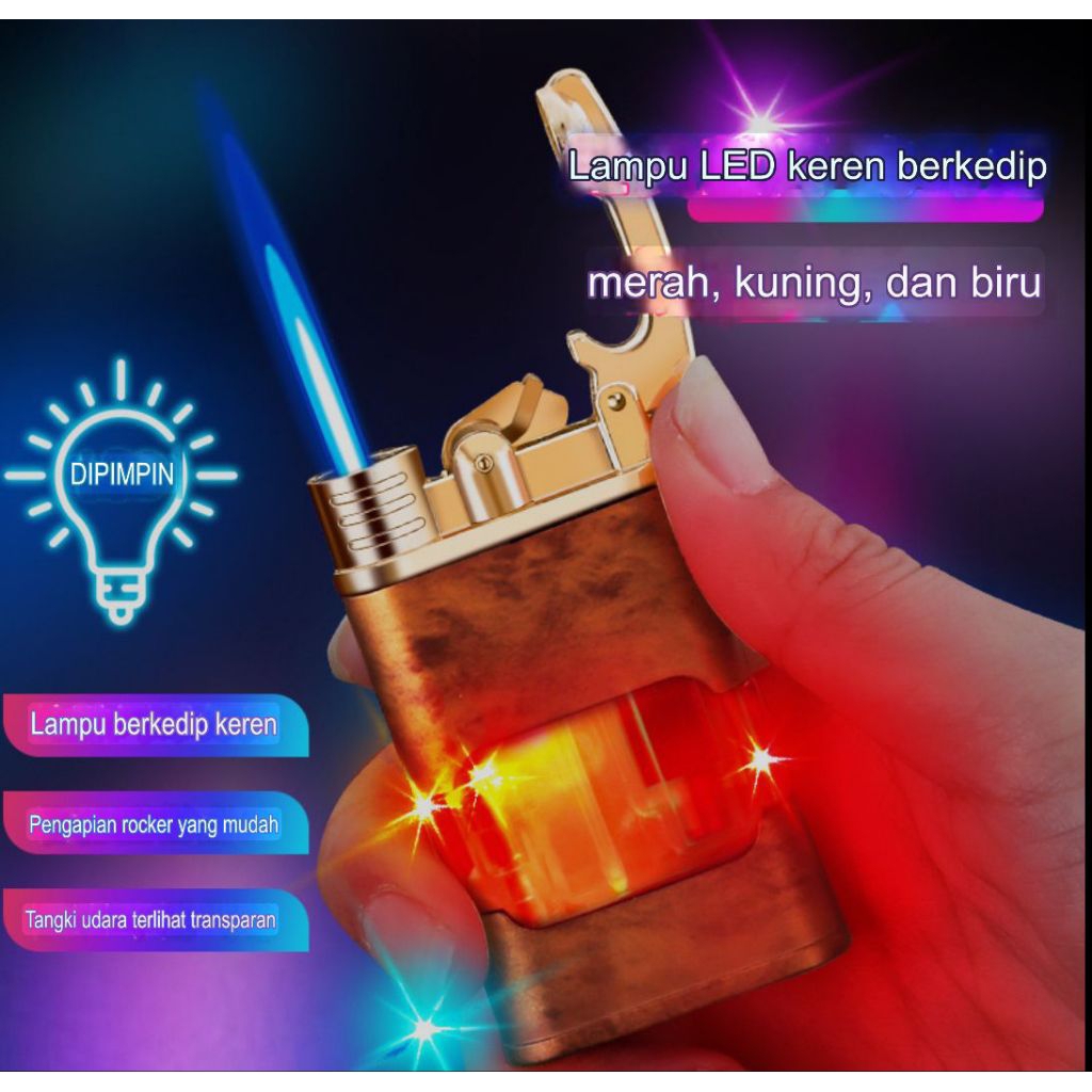 Jual Korek Api Bara Unik model Kepala Engkol Bisa di isi Ulang korek ...