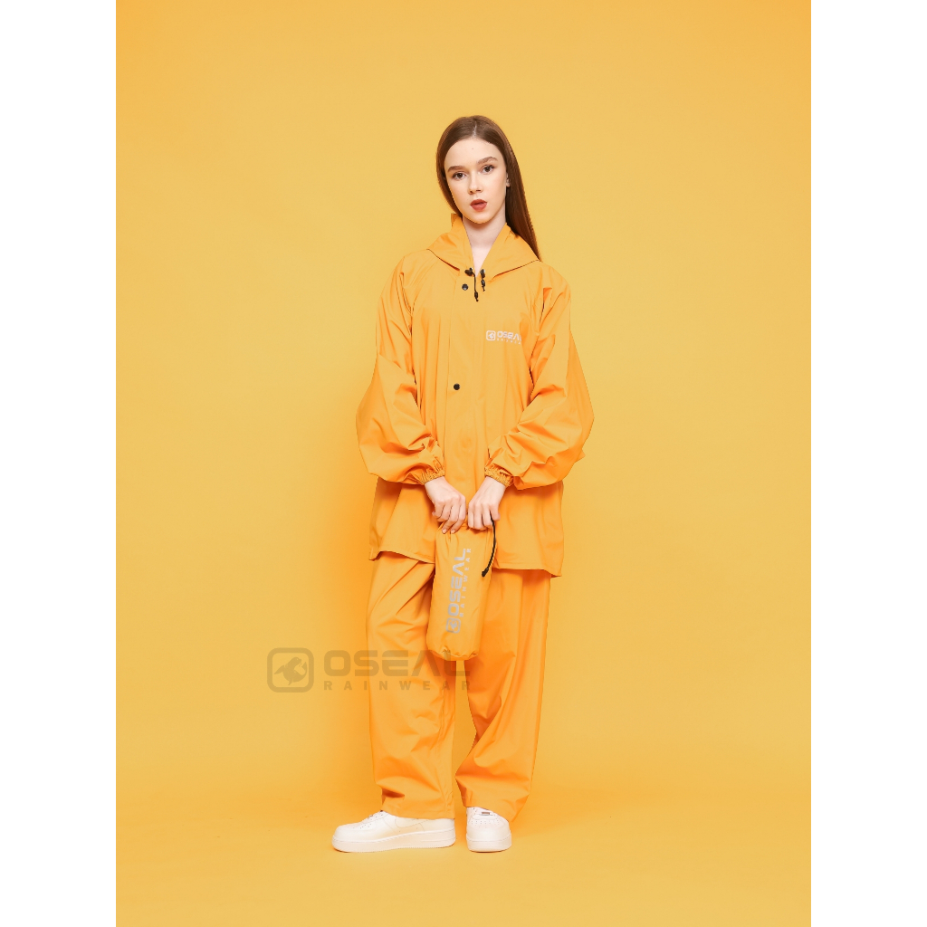 Jual Jas Hujan OSEAL Full Seal Raincoat Mantel Pria Wanita Dewasa Aura ...