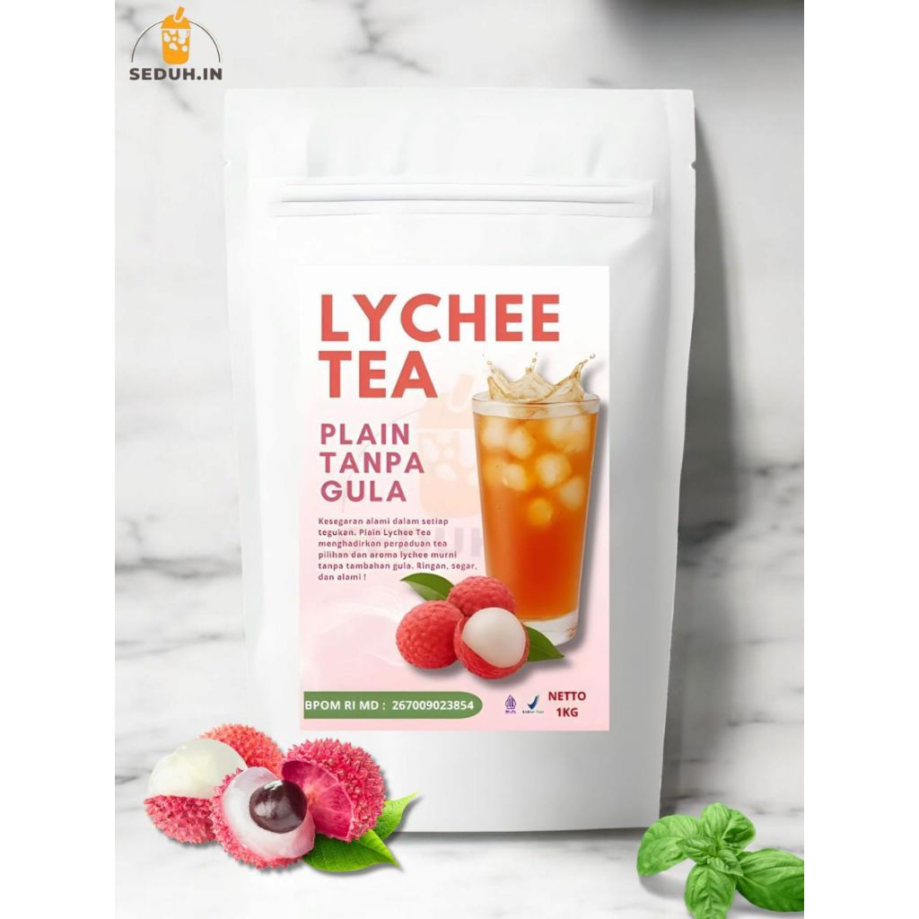Jual BUBUKTEH PREMIUM BUBUK TANPA GULA/ PLAIN PURE LYCHEE TEA 1KG ...