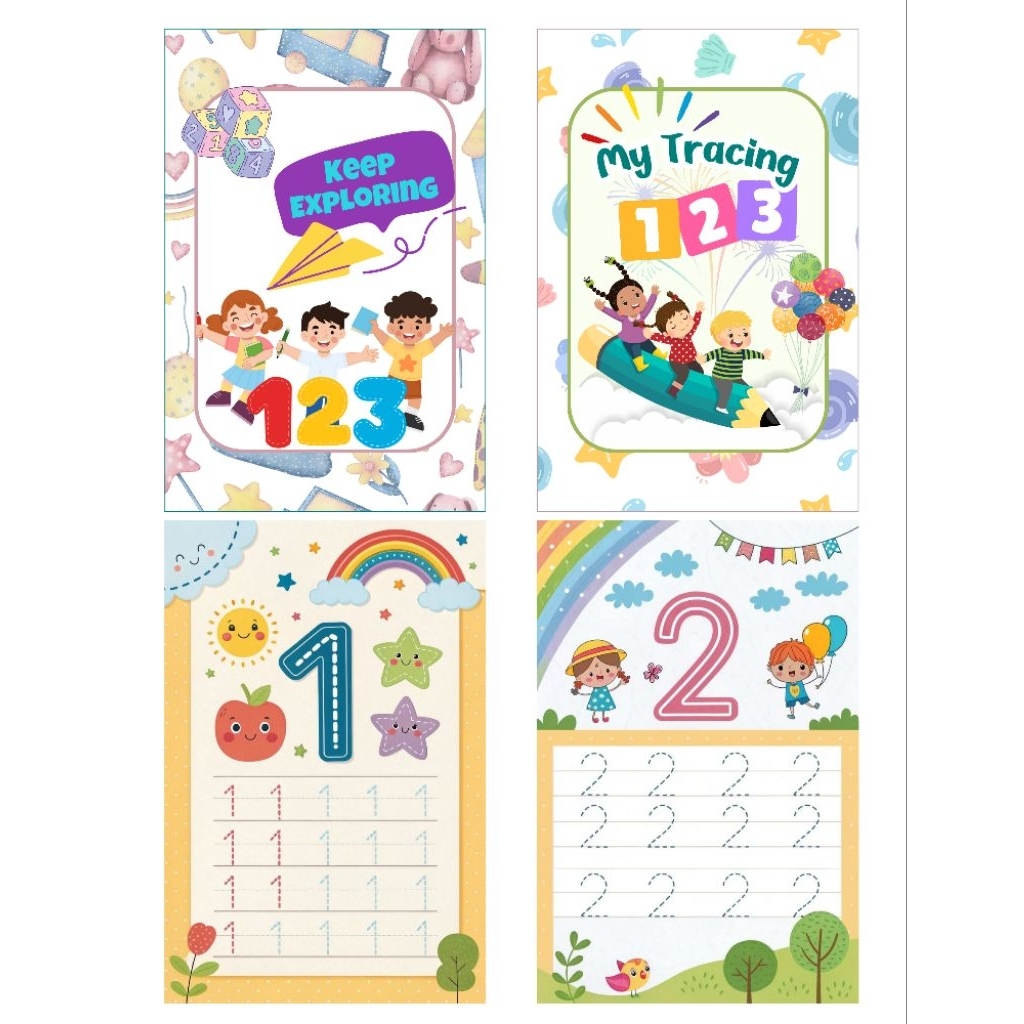 Jual Flashcard Tracing Angka 1–10 – Bisa Ditulis dan Dihapus (Erasable ...