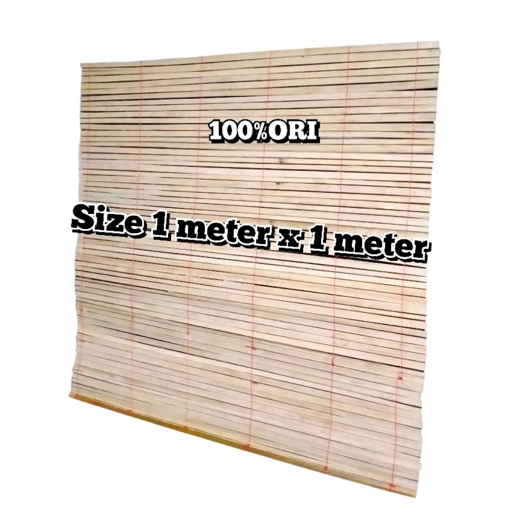 Jual tirai bambu sawit 1x1 meter | Shopee Indonesia