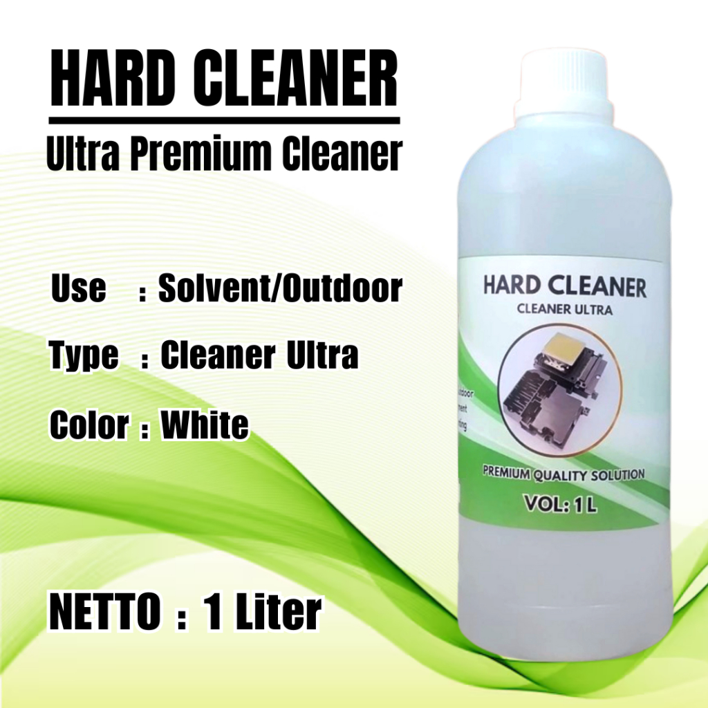 Jual HARD CLEANER ULTRA 1 LITER PEMBERSIH HEAD PRINTER OUTDOOR DTF DTG ...