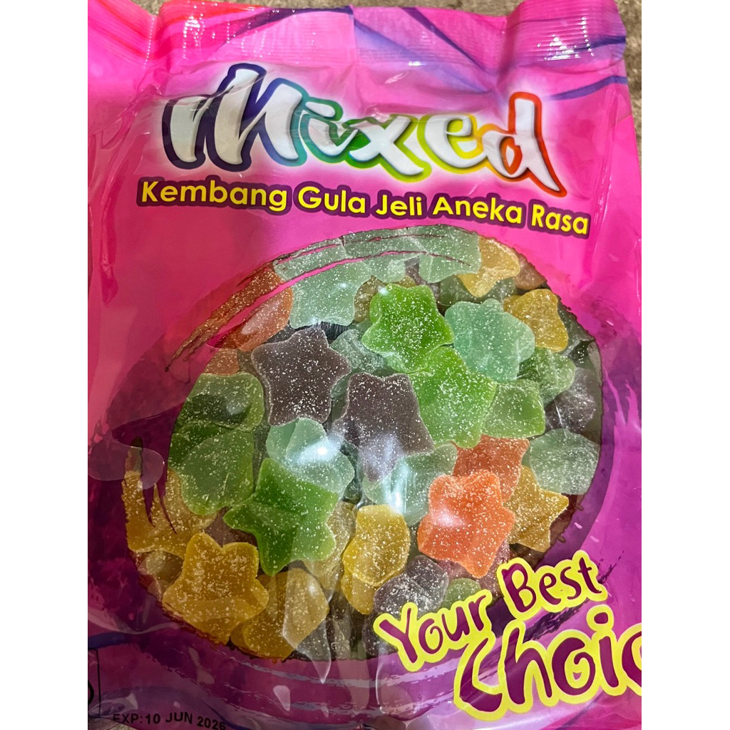 Jual Jelly bintang waiisun 1kg (jelly asli malysia) | Shopee Indonesia