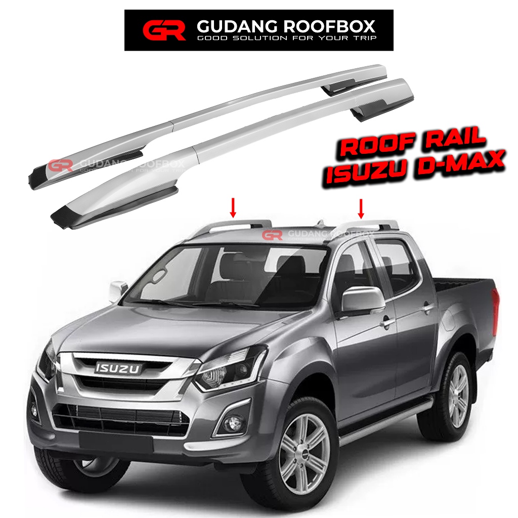 Jual Roof Rail Rof Rails Molding Atap Mobil Izuzu Dmax D-Max Double ...