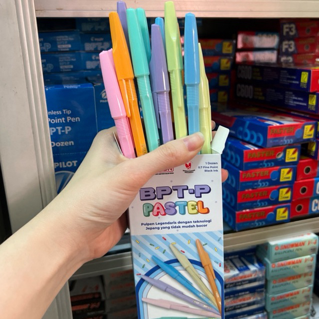 Jual Pulpen Pena Pilot BPTP pastel dan BP1RT / Bolpen pilot warna ...