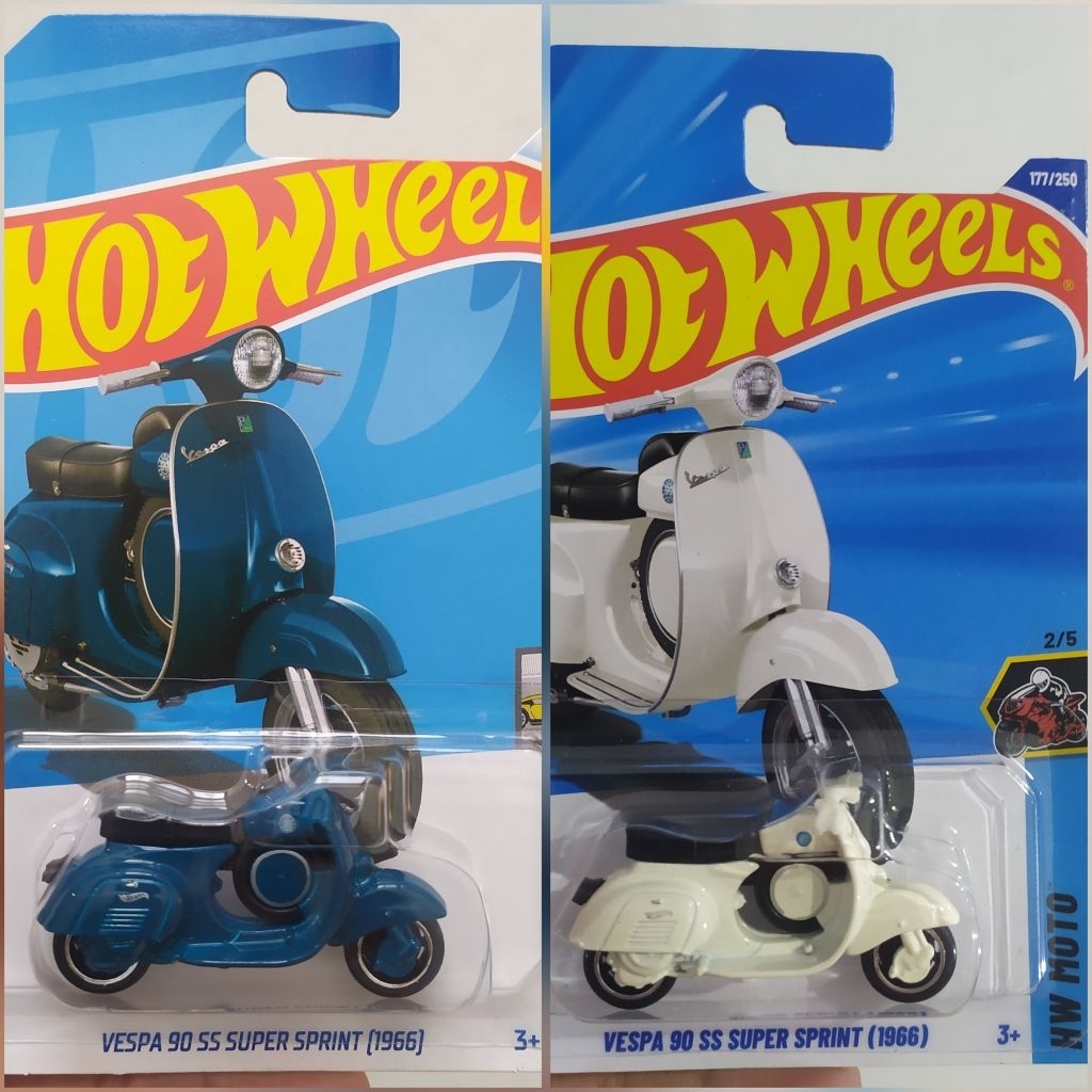 Jual Hot Wheels Motor Vespa 90 ss Super Sprint [1966] | Shopee Indonesia