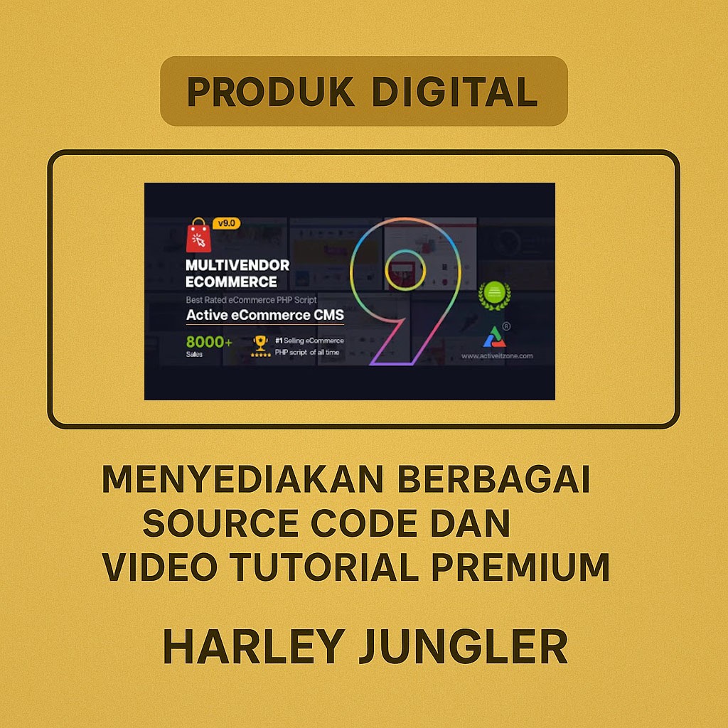 Jual SOURCE CODE ACTIVE ECOMMERCE CMS v9.9.5 – PLATFORM CMS TOKO ONLINE LENGKAP BERBASIS LARAVEL ...
