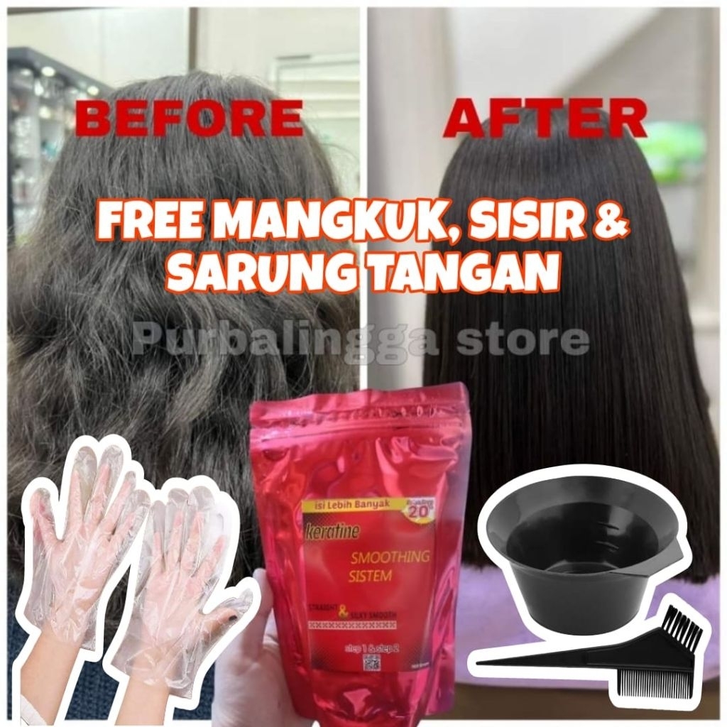 Jual KERATIN SMOOTING SYSTEM / OBAT PELURUS RAMBUT / OBAT SMOOTHING ...