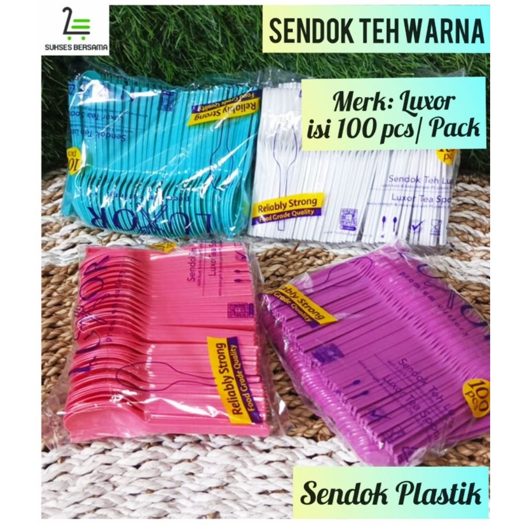 Jual (100 pcs/ Pack) Sendok Teh LUXOR / Sendok Teh / Sendok Kecil ...